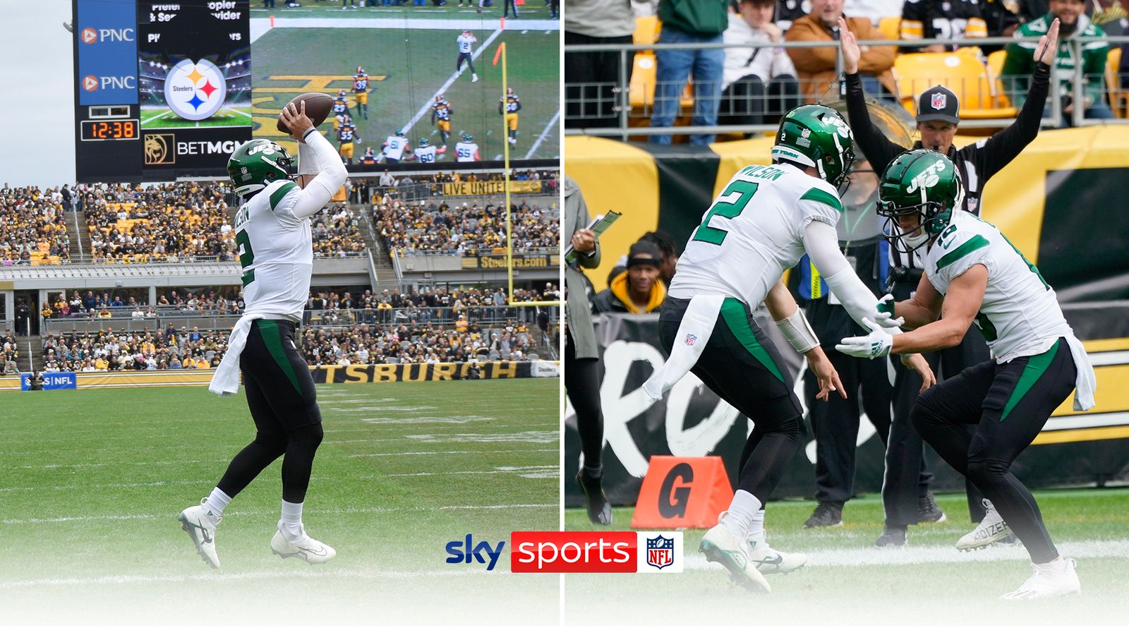 Zach Wilson runs the 'Philly Special' then hits the 'Griddy'! | NFL ...