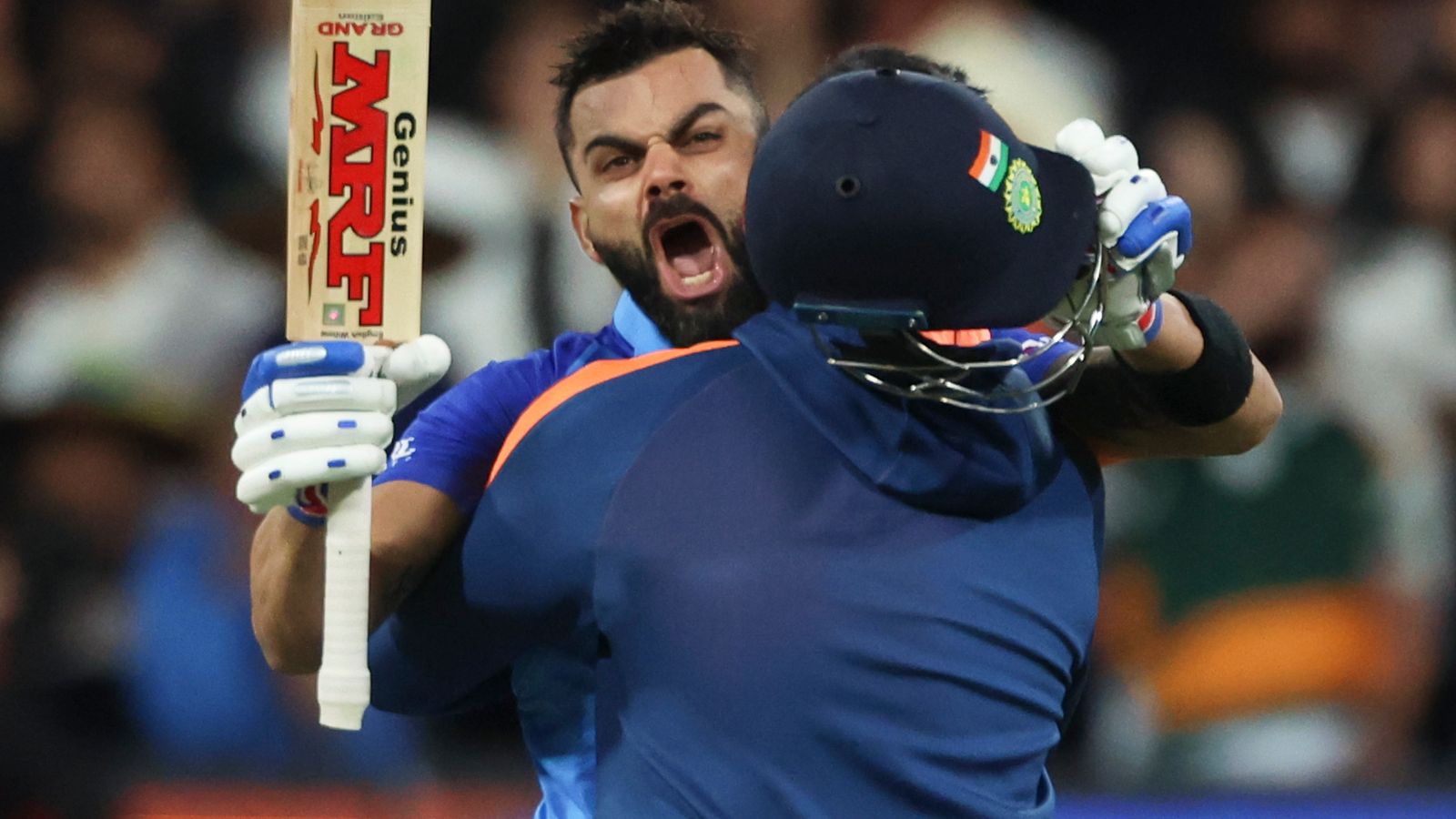 Virat Kohli's unbeaten half-century steers India to victory over Pakistan in T20 World Cup ...