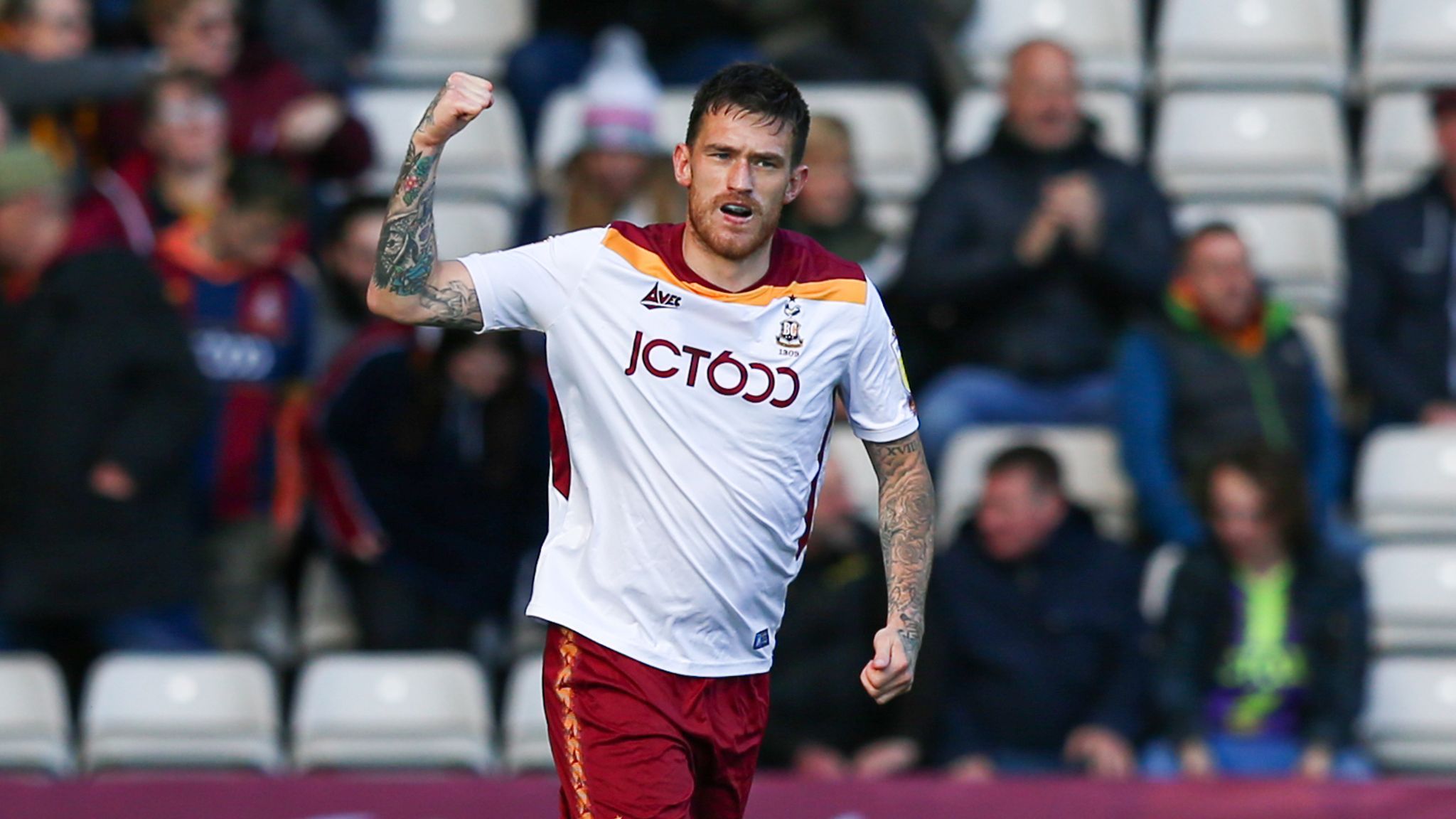 Andy Cook interview: Bradford striker on working with Mark Hughes and ...