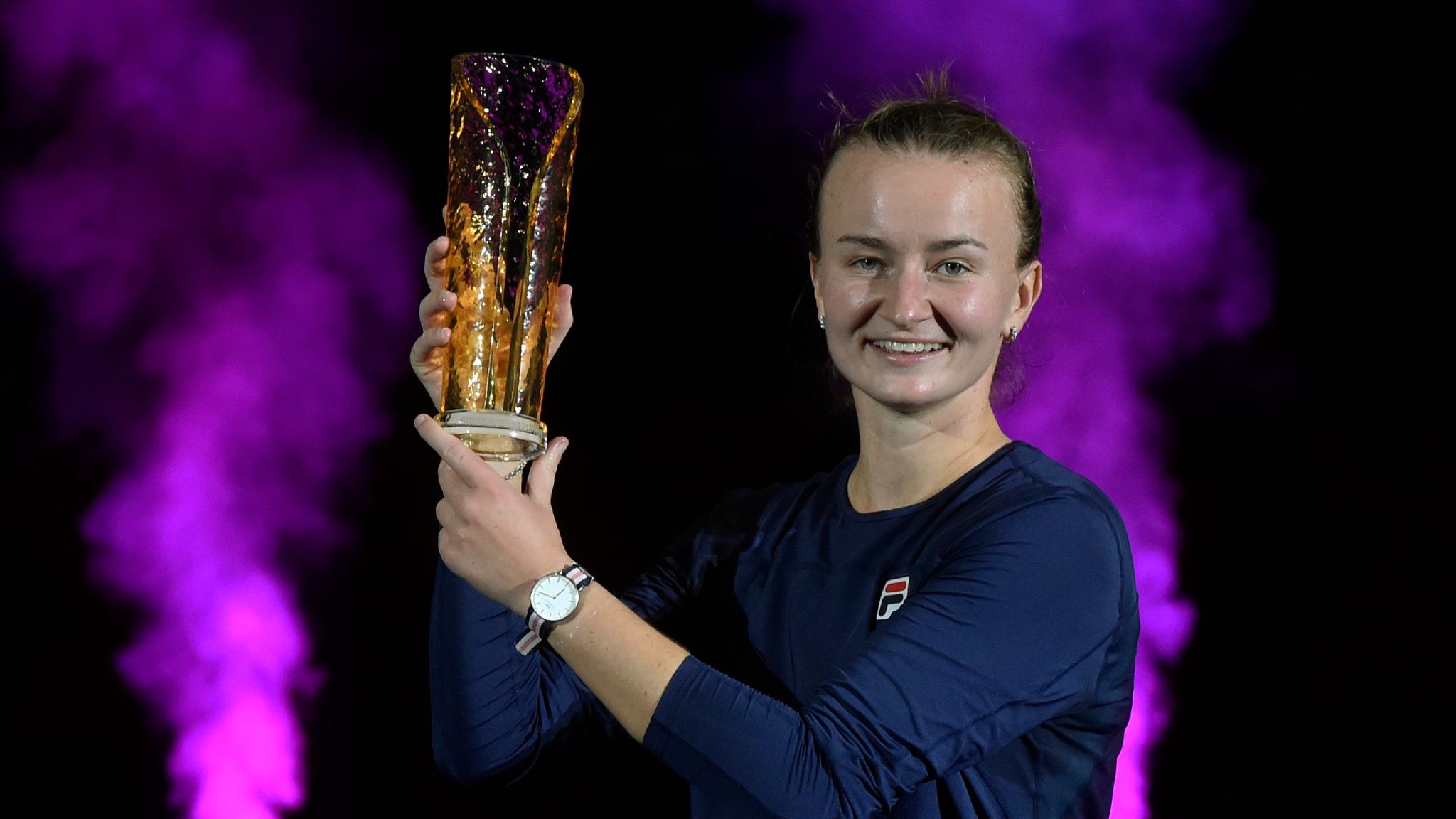 Novak Djokovic wins Astana Open trophy in Kazakhstan, Barbora ...