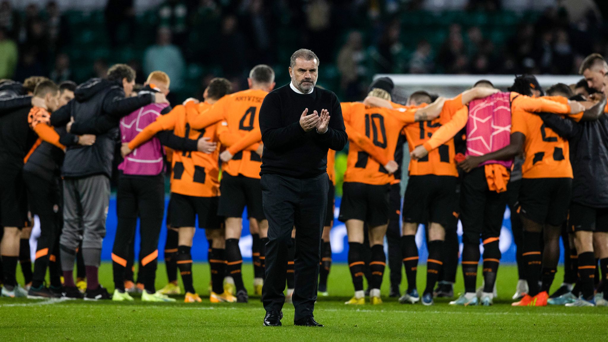 Celtic 1-1 Shakhtar Donetsk: Mykhailo Mudryk's stunner ends Hoops ...