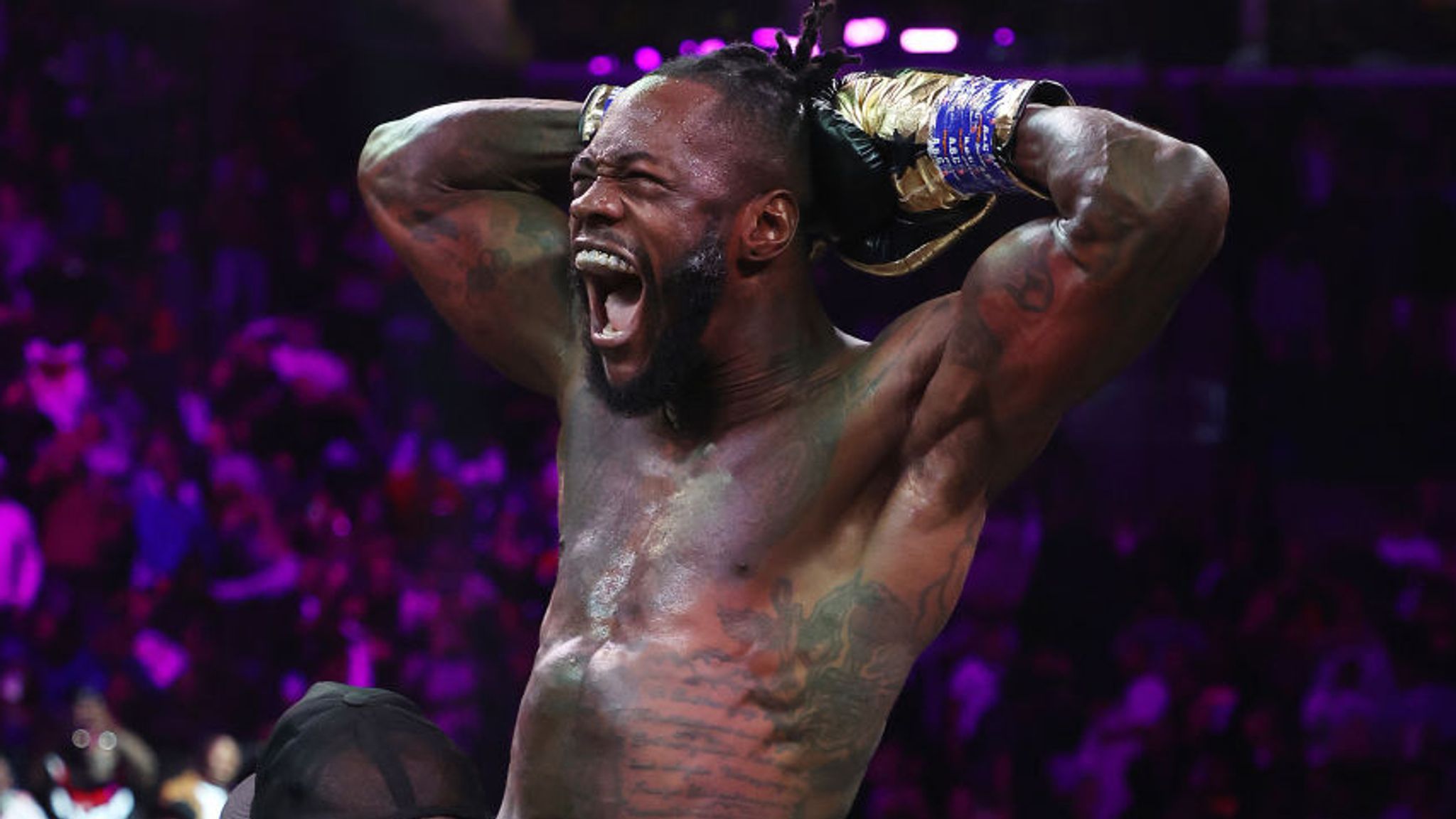 Deontay Wilder returns with first-round KO against Robert Helenius ...