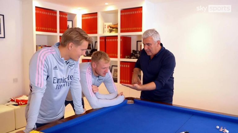 Martin Odegaard and Aaron Ramsdale attempt amazing magic tricks ... Martin Odegaard and Aaron Ramsdale attempt amazing magic tricks ...