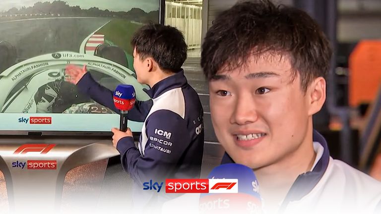 Yuki Tsunoda excited to perform in front of home fans | F1 News | Sky ...
