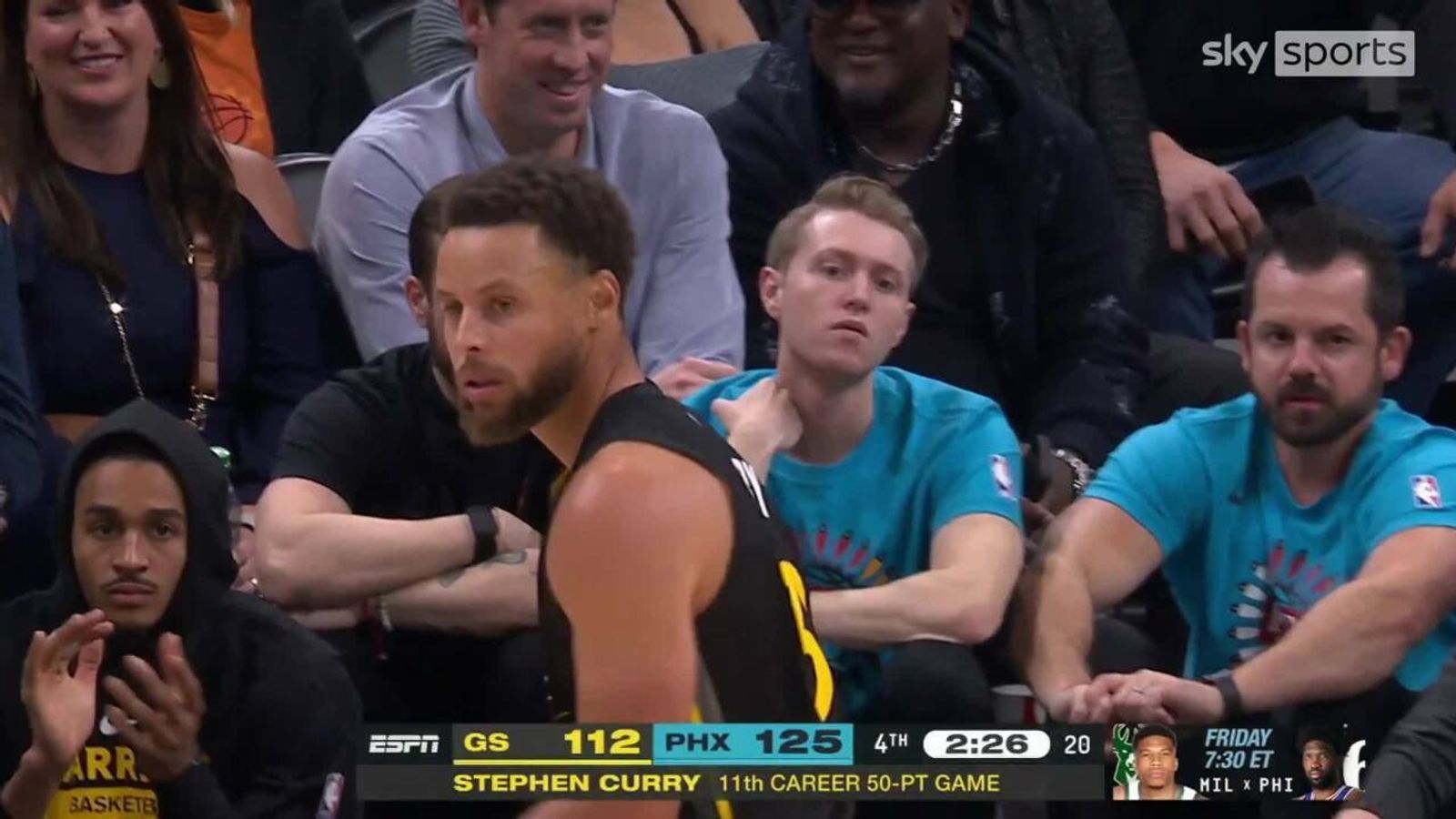 Steph Curry drops outrageous 50 points against the Suns | NBA News | Sky Sports