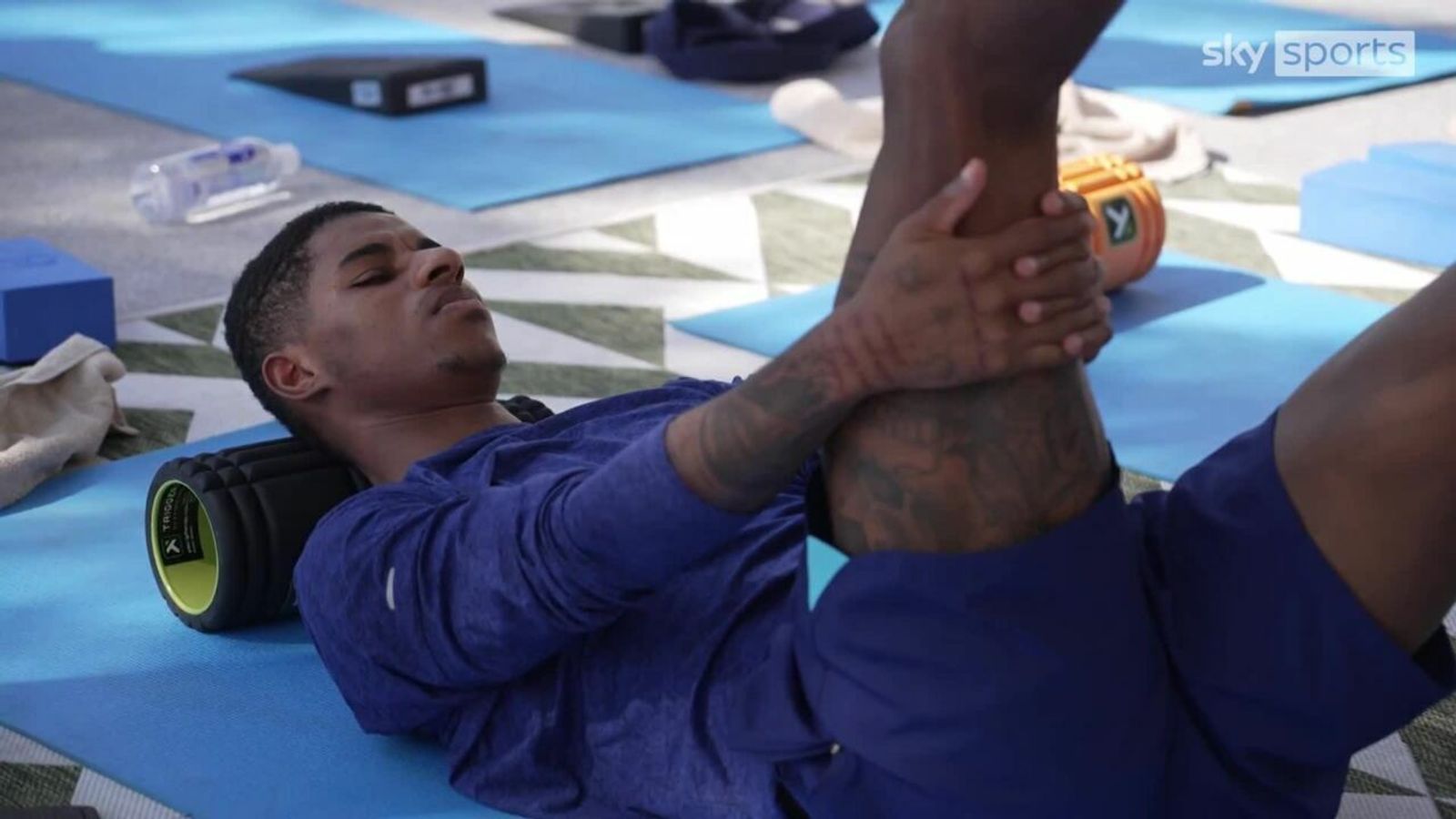 England squad celebrate win with a recovery session | Football News | Sky Sports