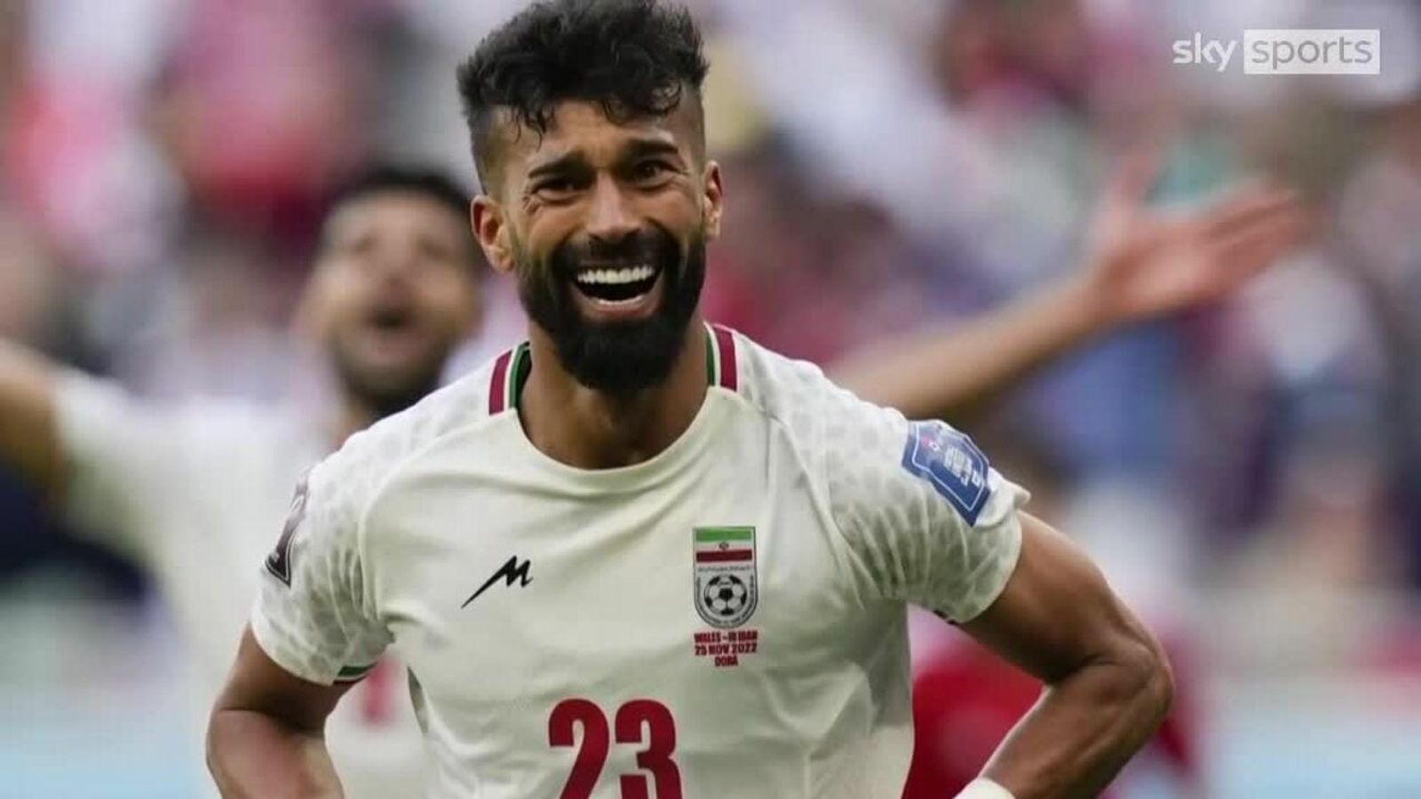 Iran's players sing anthem vs Wales against backdrop of Mahsa Amini ...