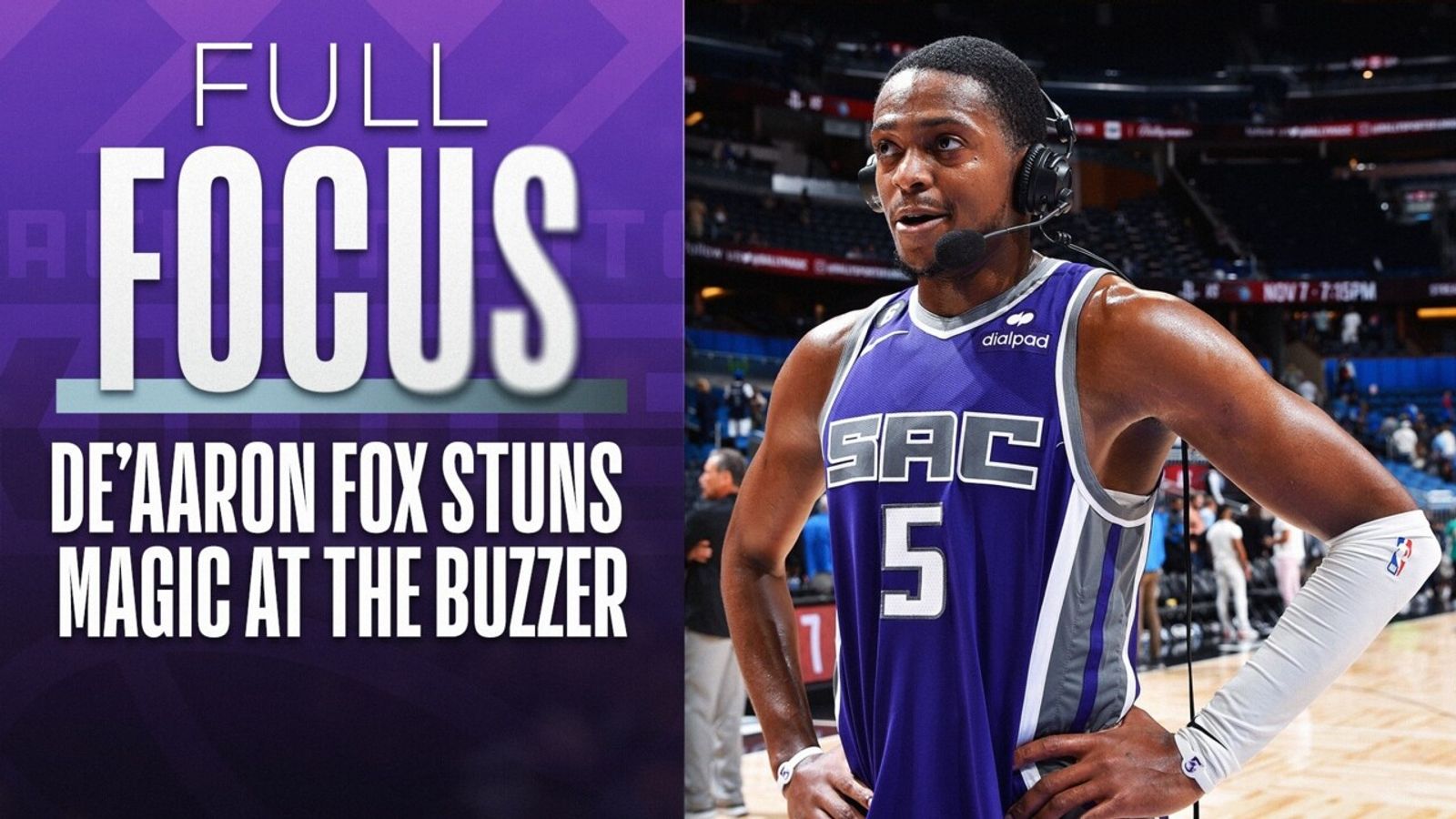 Full Focus: Fox stuns Magic with huge half-court buzzer-beater in ...