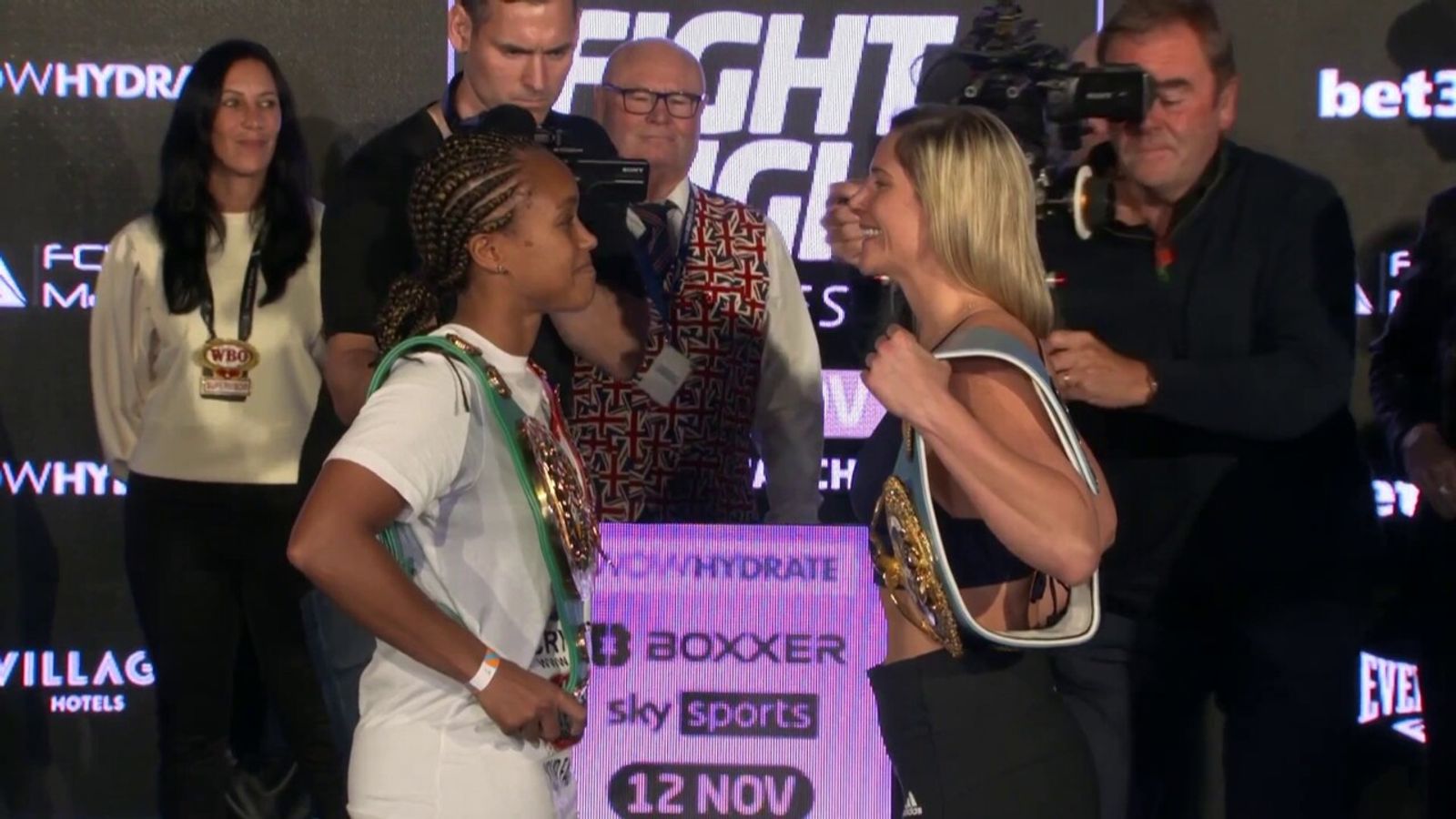 Natasha Jonas vs Marie-Eve Dicaire: Jonas weighs in light for Dicaire ...