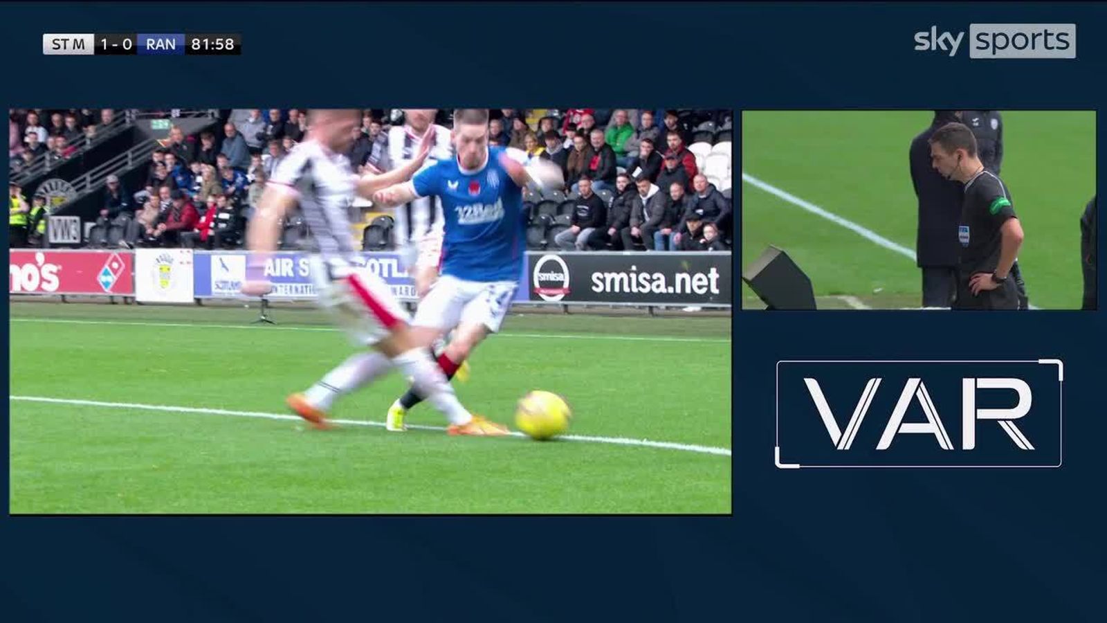 Rangers win penalty after VAR check | Football News | Sky Sports