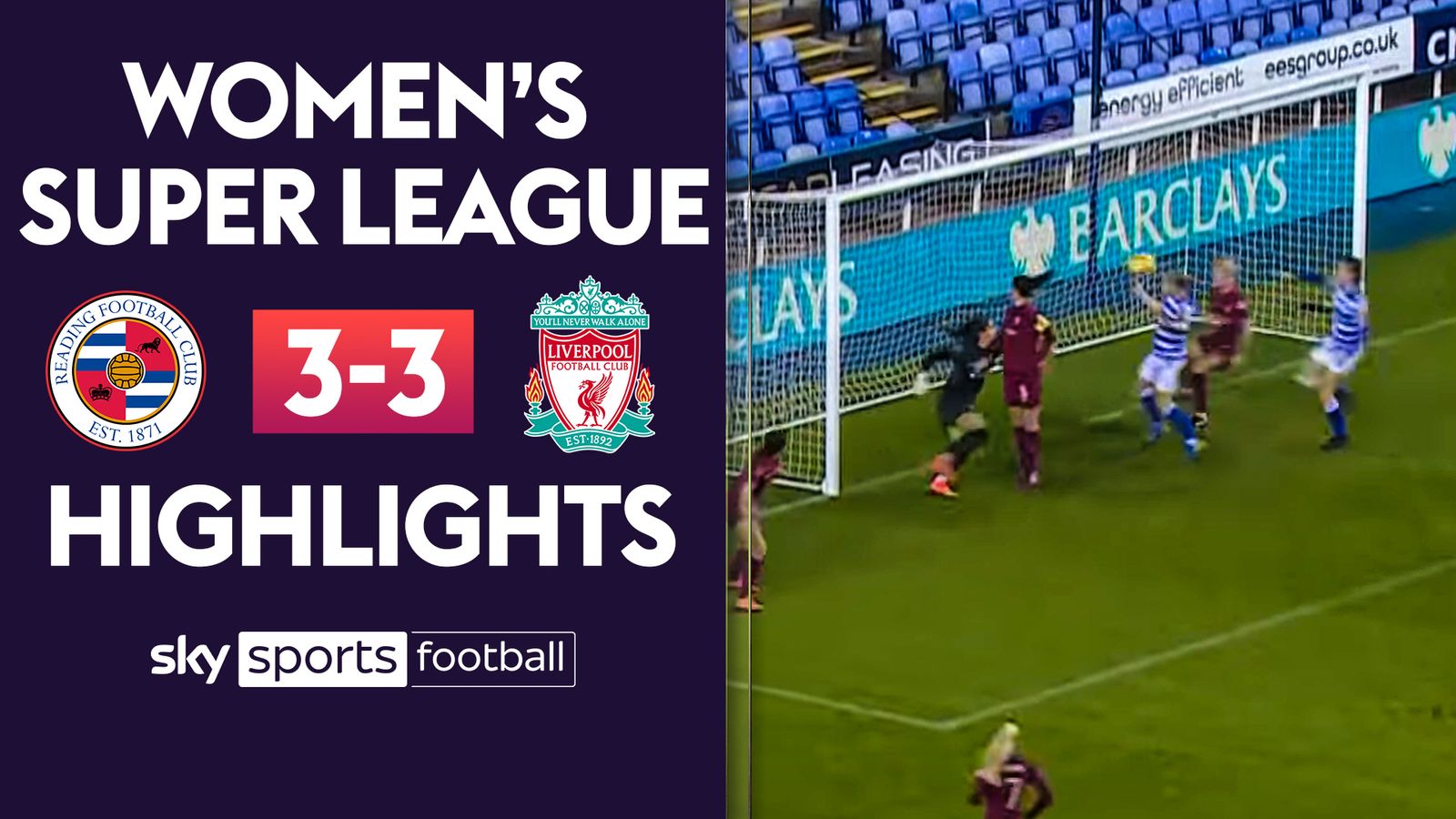 Reading 3-3 Liverpool | WSL highlights | Football News | Sky Sports