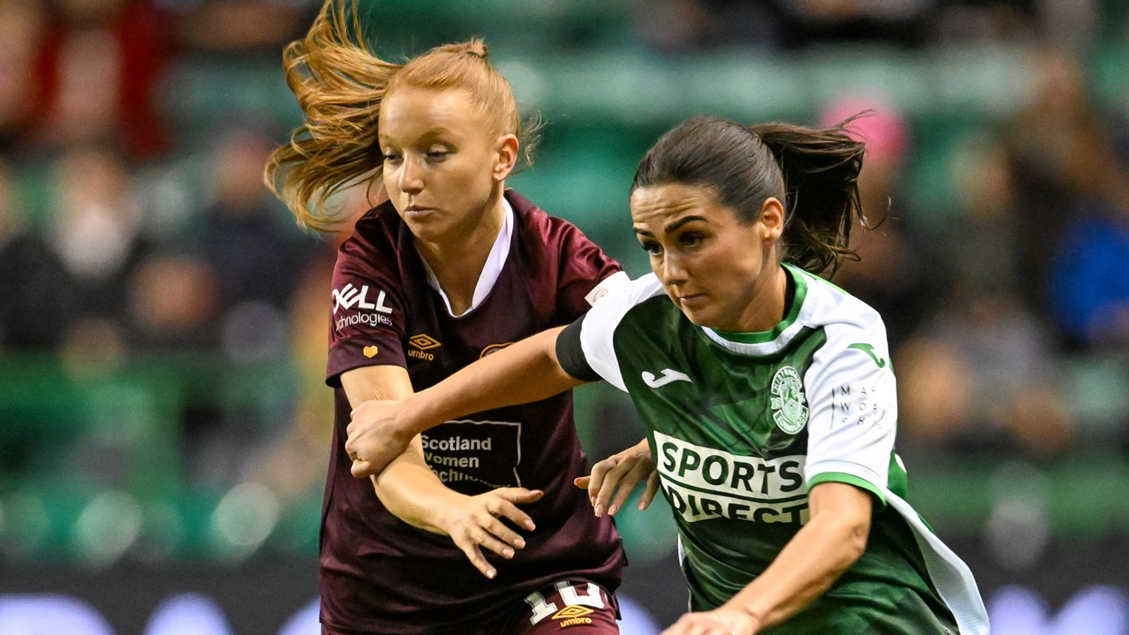Hibernian 1-1 Hearts: Edinburgh derby sets new SWPL crowd record which ...