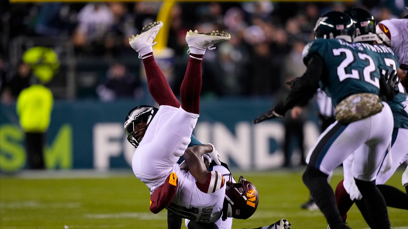 Washington Commanders end Philadelphia Eagles' unbeaten season with 32 ...