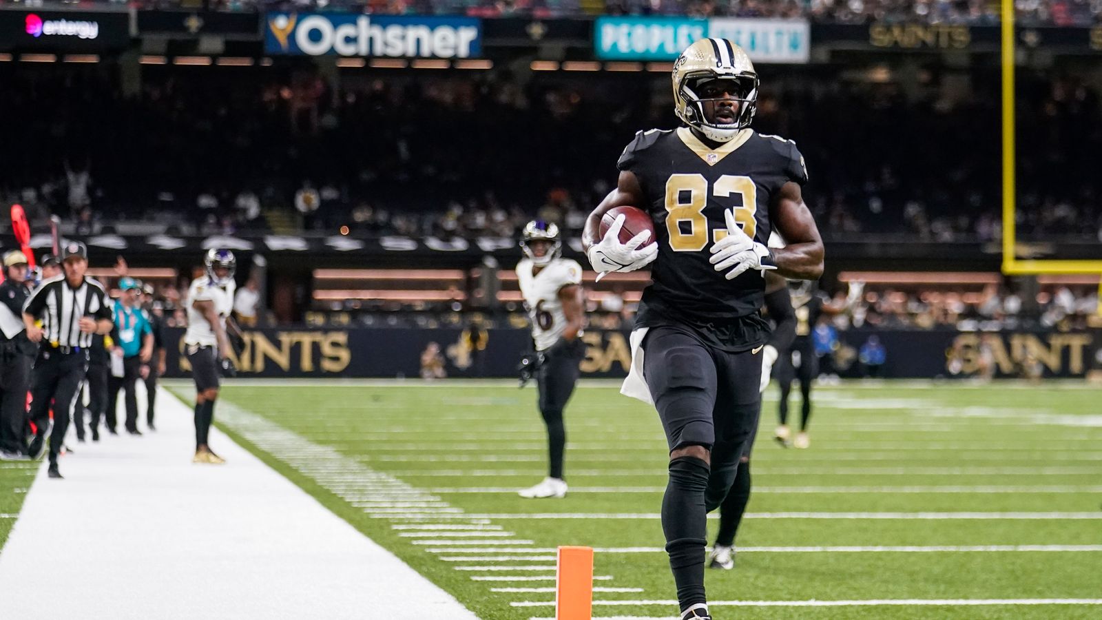 Baltimore Ravens 27-13 New Orleans Saints: Kenyan Drake rushes for two ...