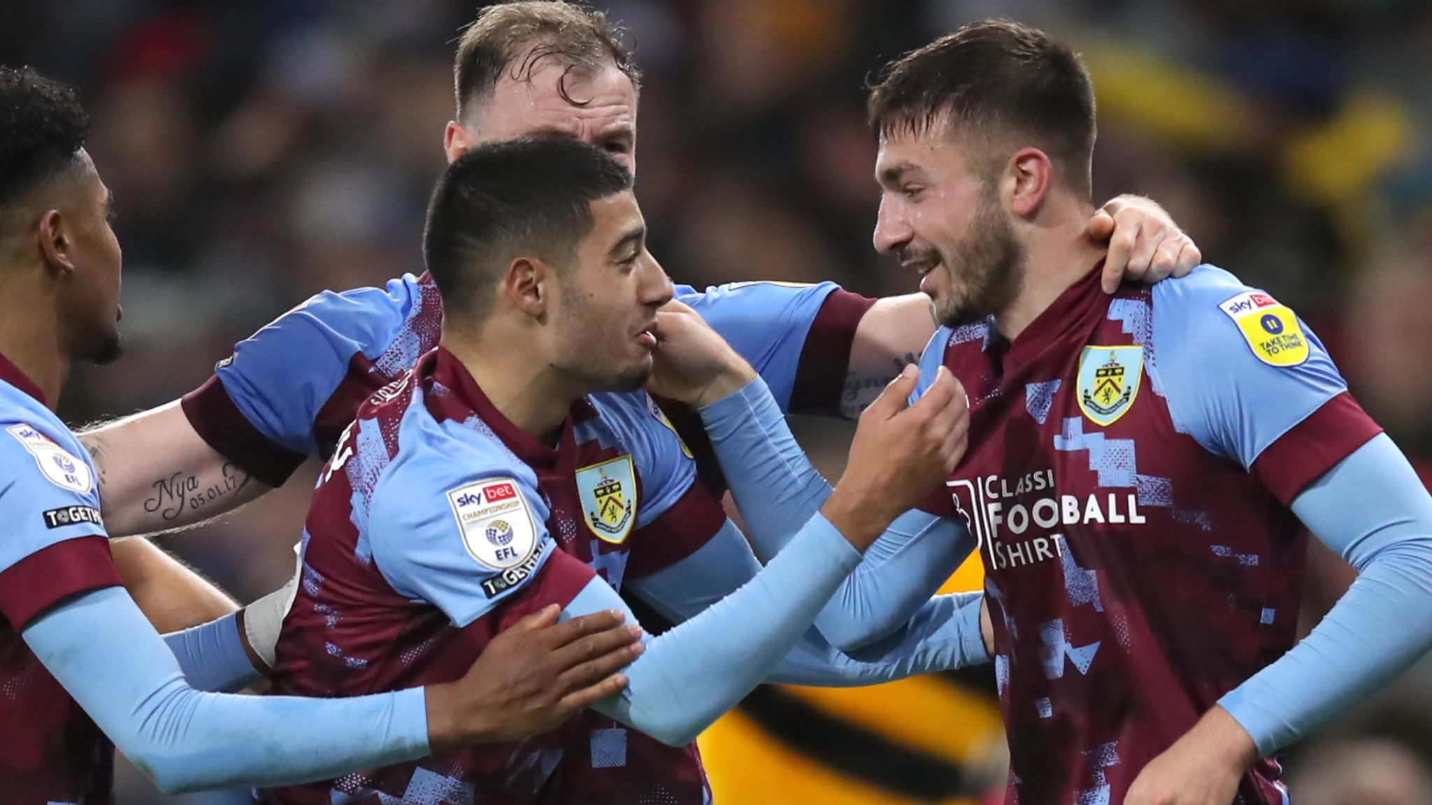 Championship goals and round-up: Burnley extend lead after late drama ...