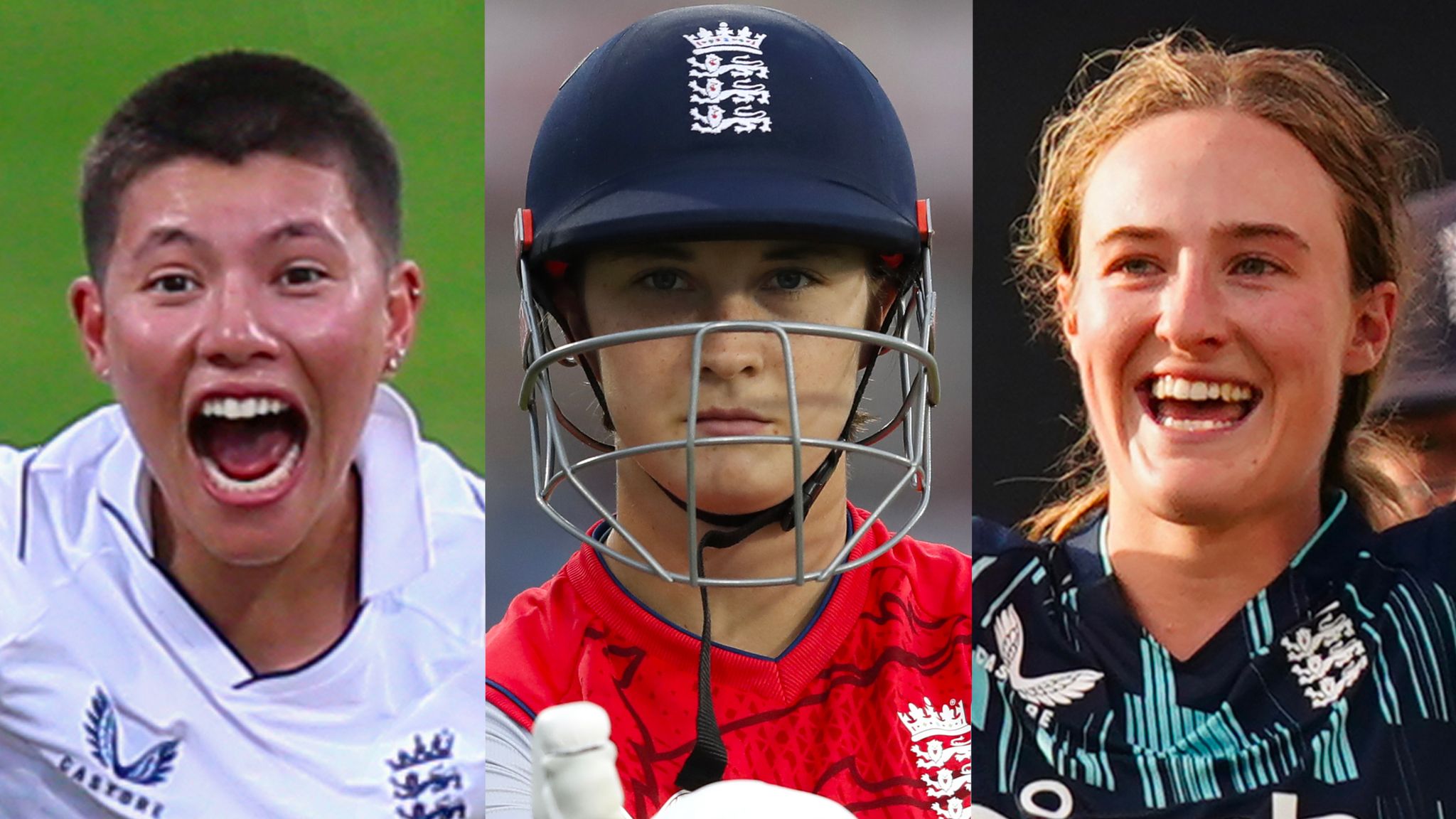 Alice Capsey, Issy Wong and Emma Lamb among six players handed first ...
