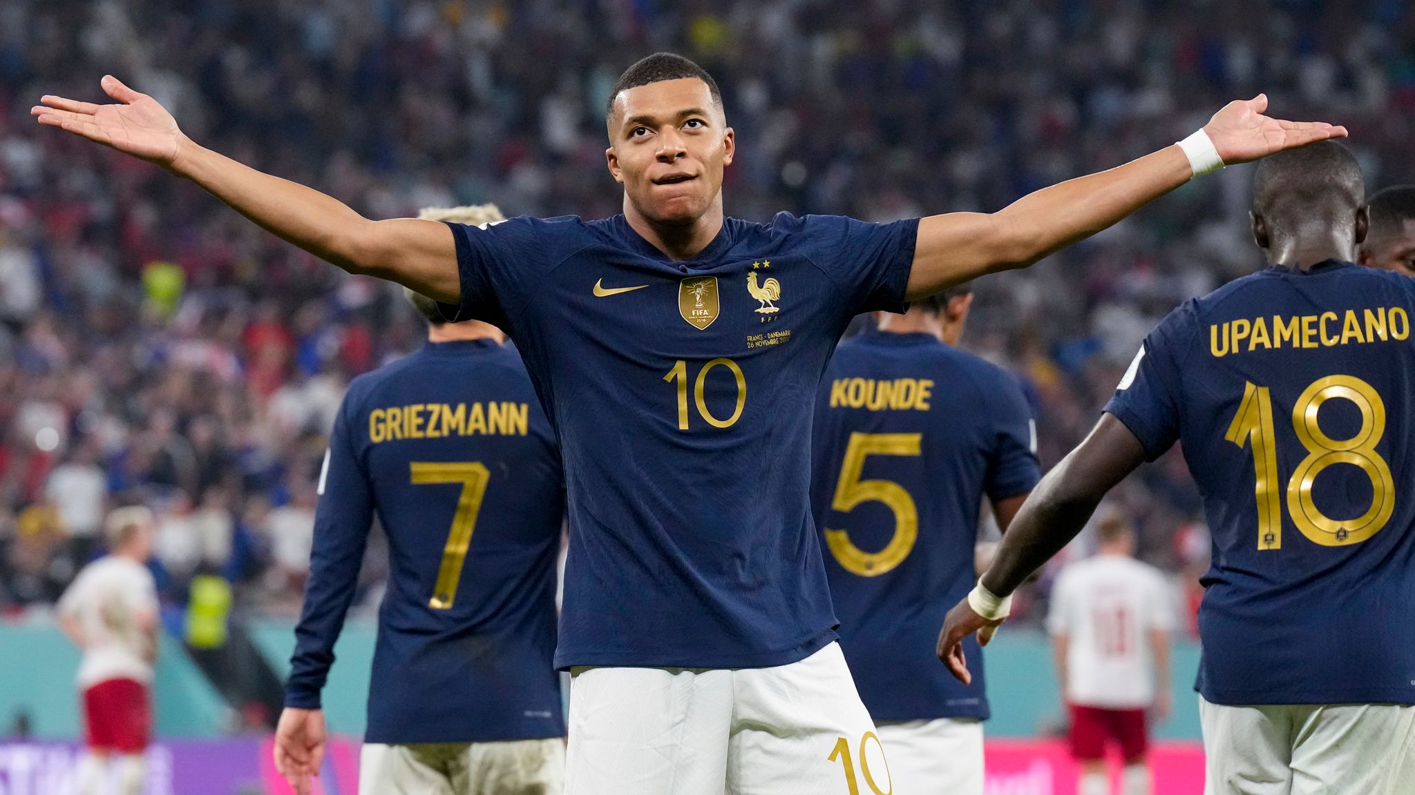 France 2 1 Denmark Kylian Mbappe Lights Up World Cup With Double France 2 1 Denmark Kylian Mbappe Lights Up World Cup With Double