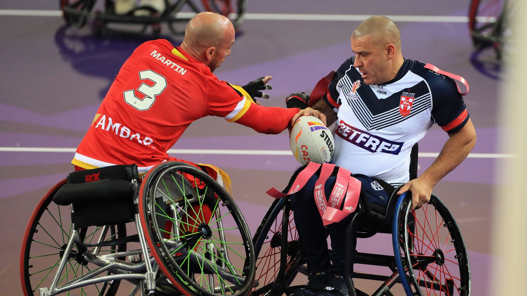 Rugby League World Cup: Rob Hawkins leads way as England wheelchair ...