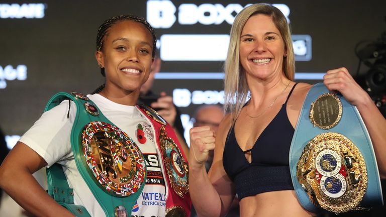 Natasha Jonas vs Marie-Eve Dicaire preview WPO, WBC & IBF super welterweight title fight ...