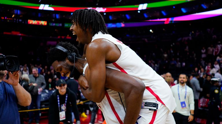 Full Focus | Joel Embiid stars with 59 points in 76ers win | NBA News ...