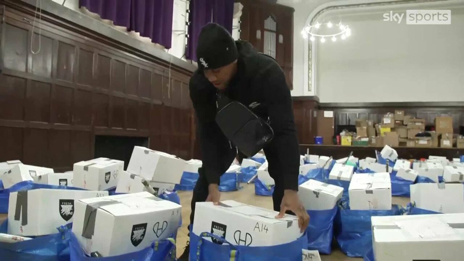 'Giving back is key to his heart' | Anthony Joshua helps Watford ...