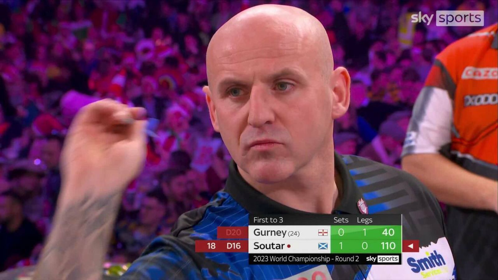 Alan Soutar's slick 110 checkout | Darts News | Sky Sports