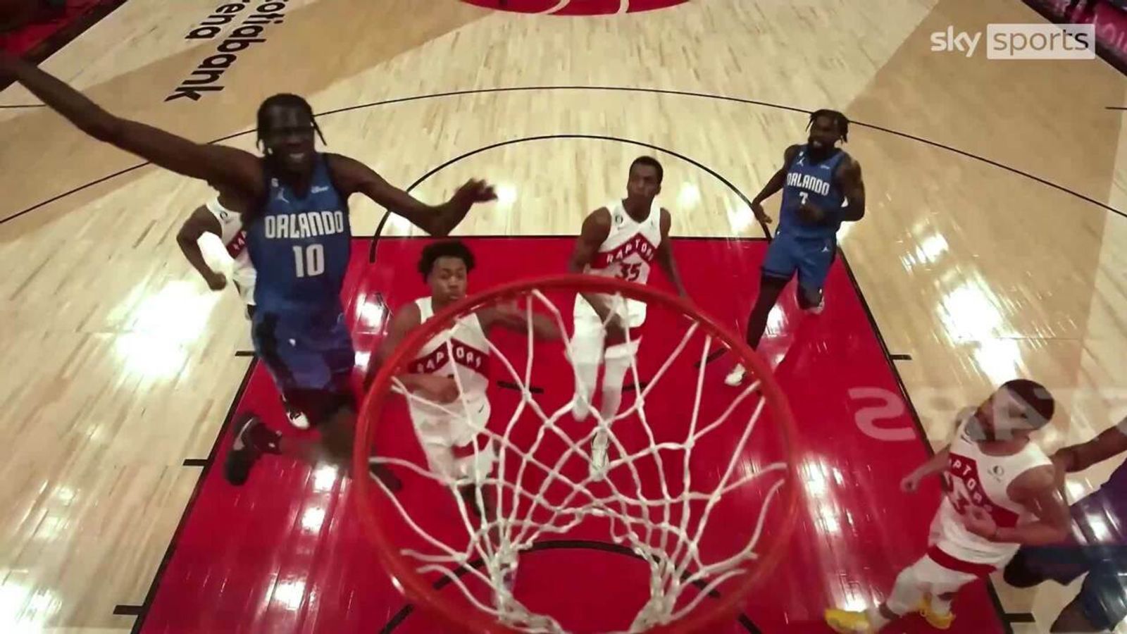 A bigtime dunk by Bol Bol! | Orlando Magic's star man slams it down ...