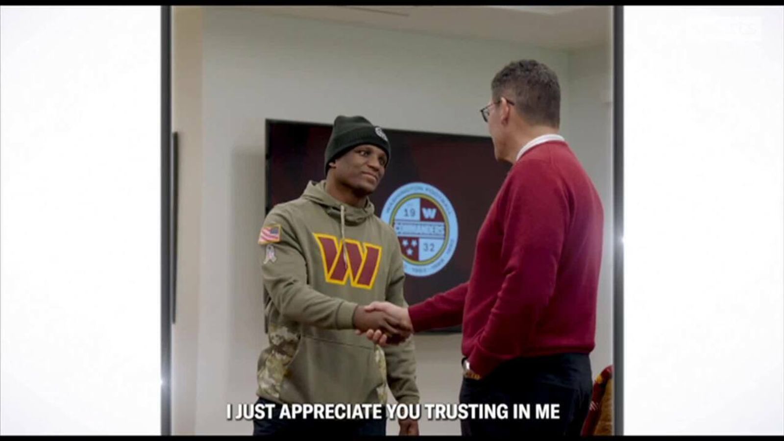 Coach Ron Rivera films emotional Pro Bowl announcements | 'Oh my gosh ...