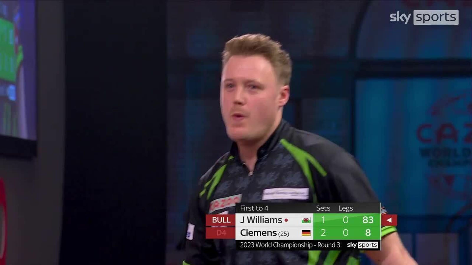 Jim Williams tries to hit back at Clemens lead with a bullseye finish ...