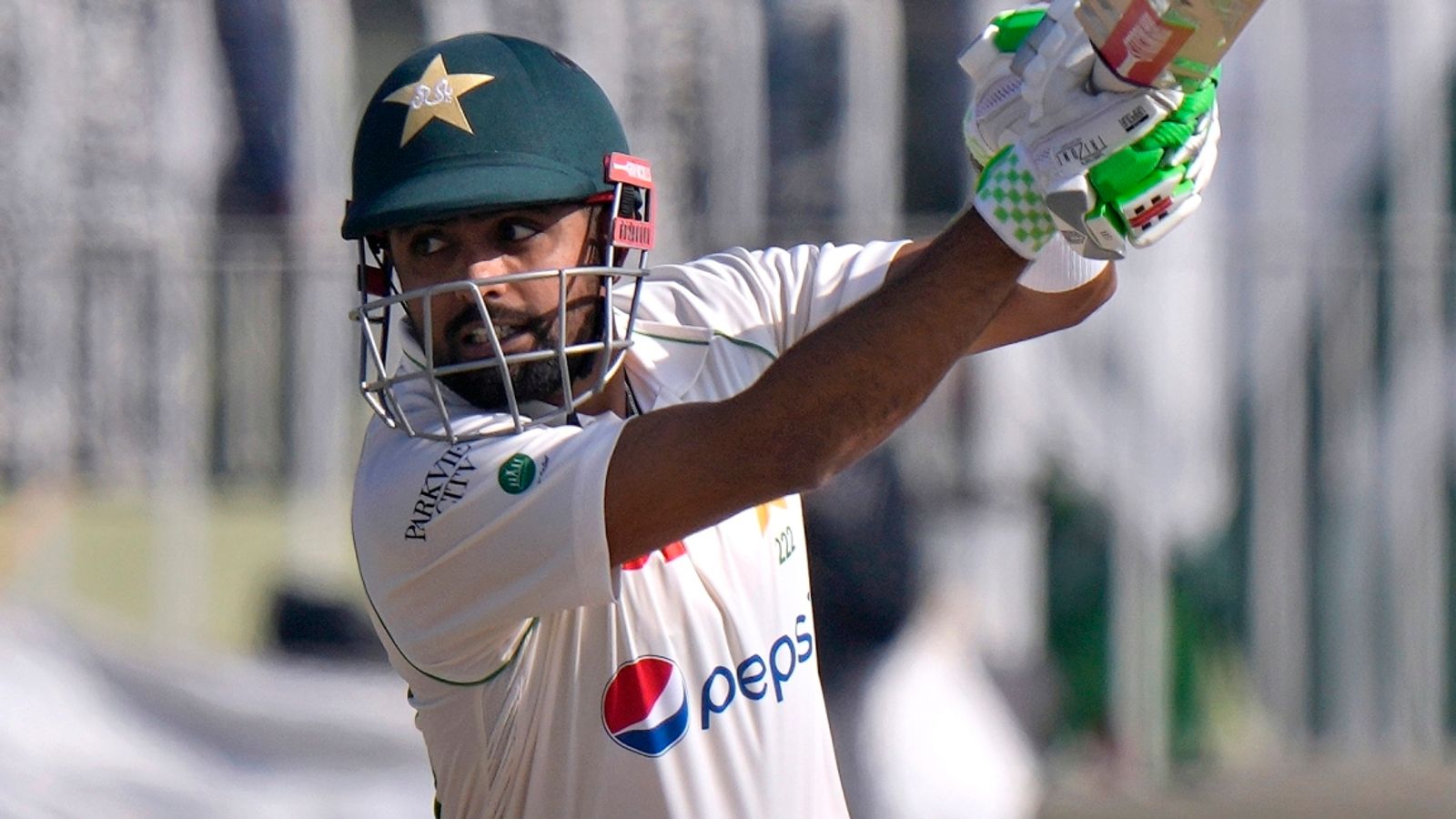 Babar Azam reaches fifty with a six off Jack Leach | Cricket News | Sky ...