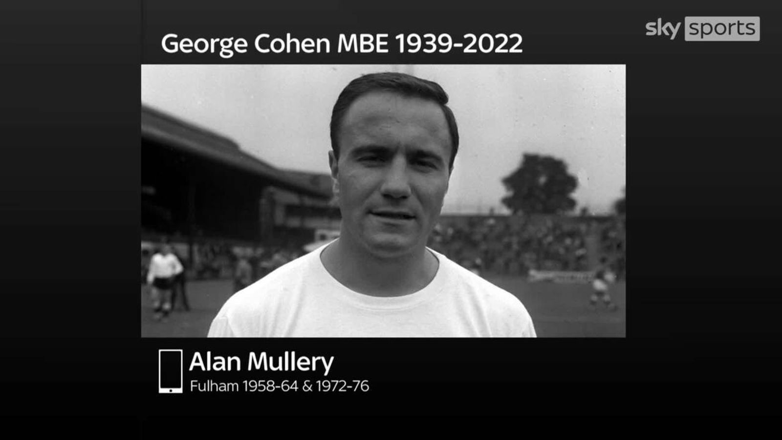 Alan Mullery: George Cohen was ahead of his time | Football News | Sky ...