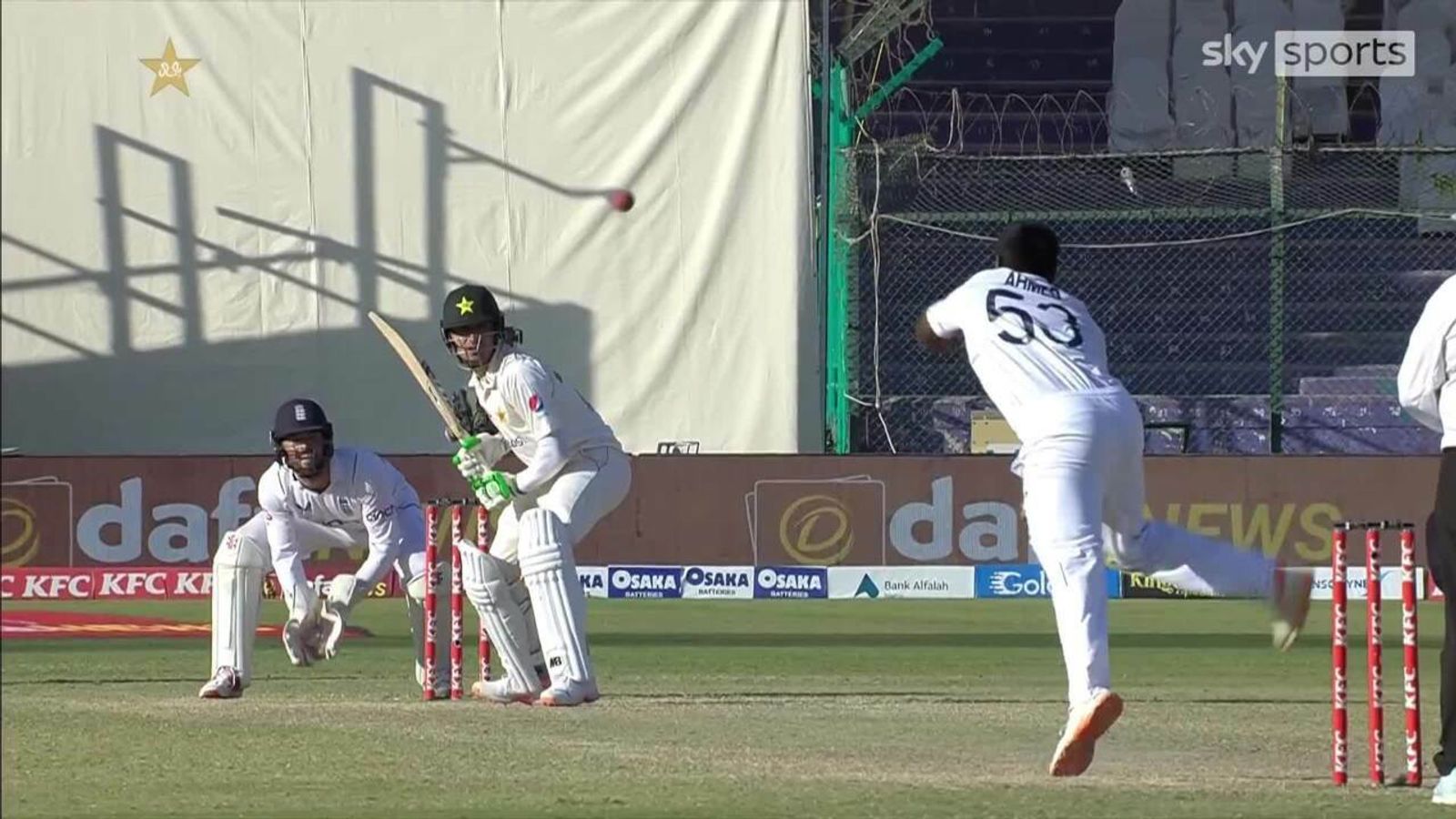 Four for Rehan Ahmed as Mohammad Wasim departs | Cricket News | Sky Sports