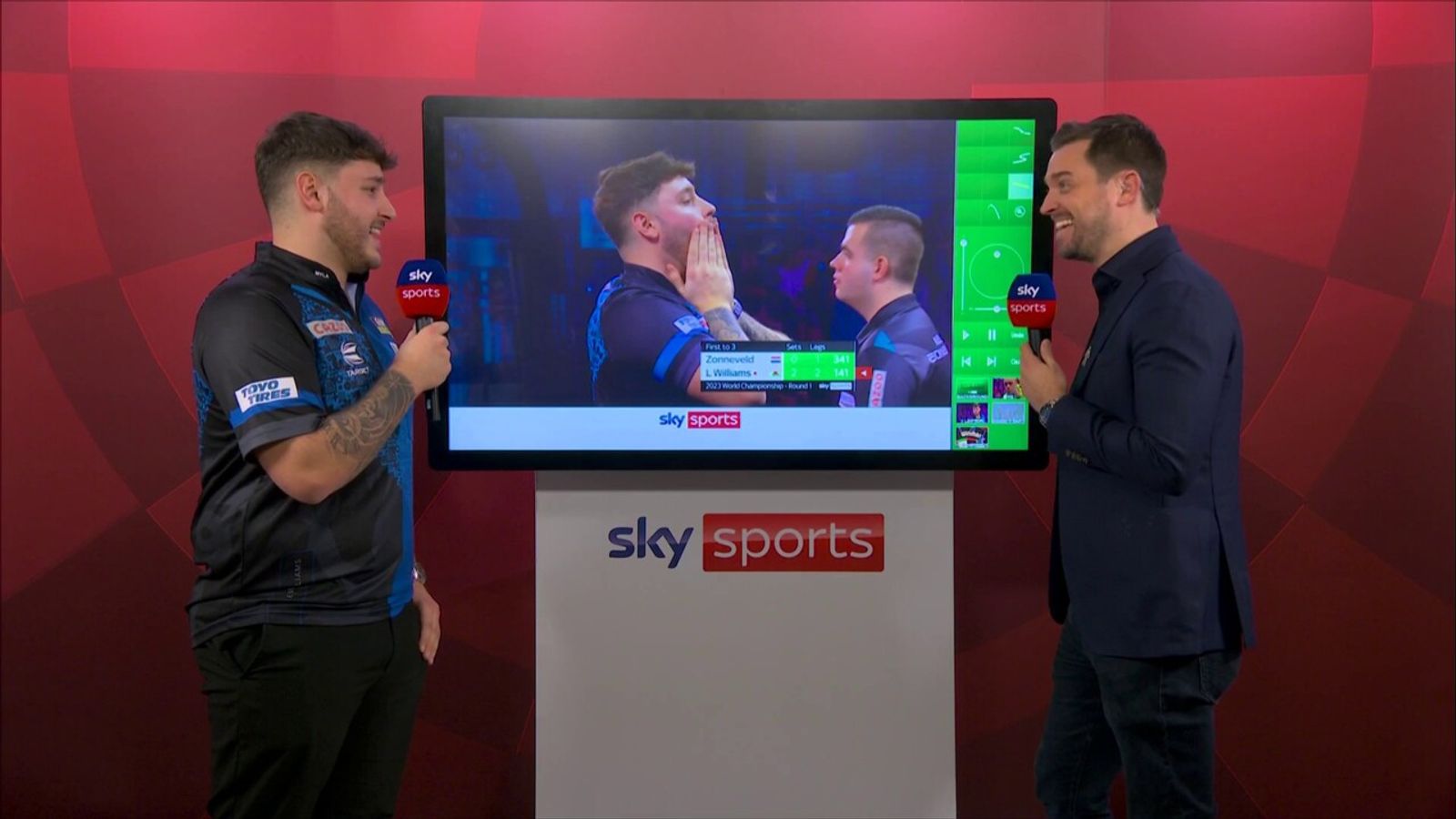 Lewy Williams reflects on 'devastating' 9-dart miss | Darts News | Sky ...