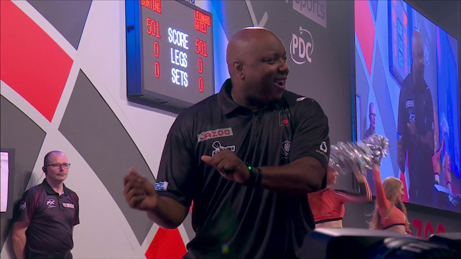 Leonard Gates dances to round two | Darts News | Sky Sports