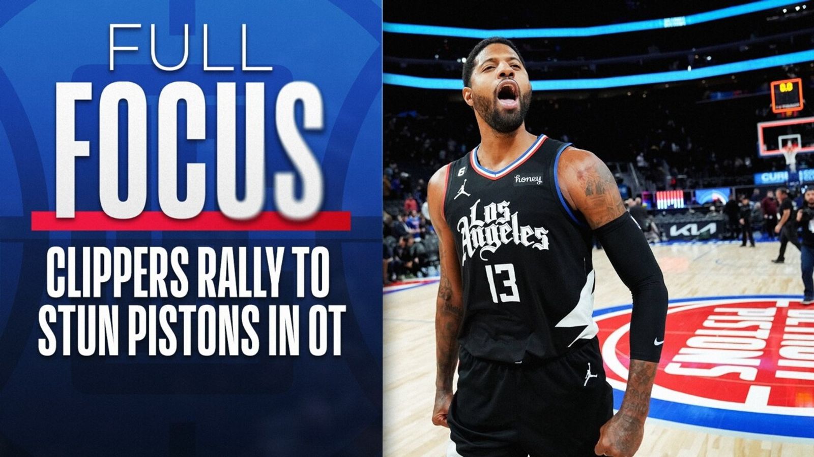 Los Angeles Clippers comeback stuns Detroit Pistons in overtime | NBA ...
