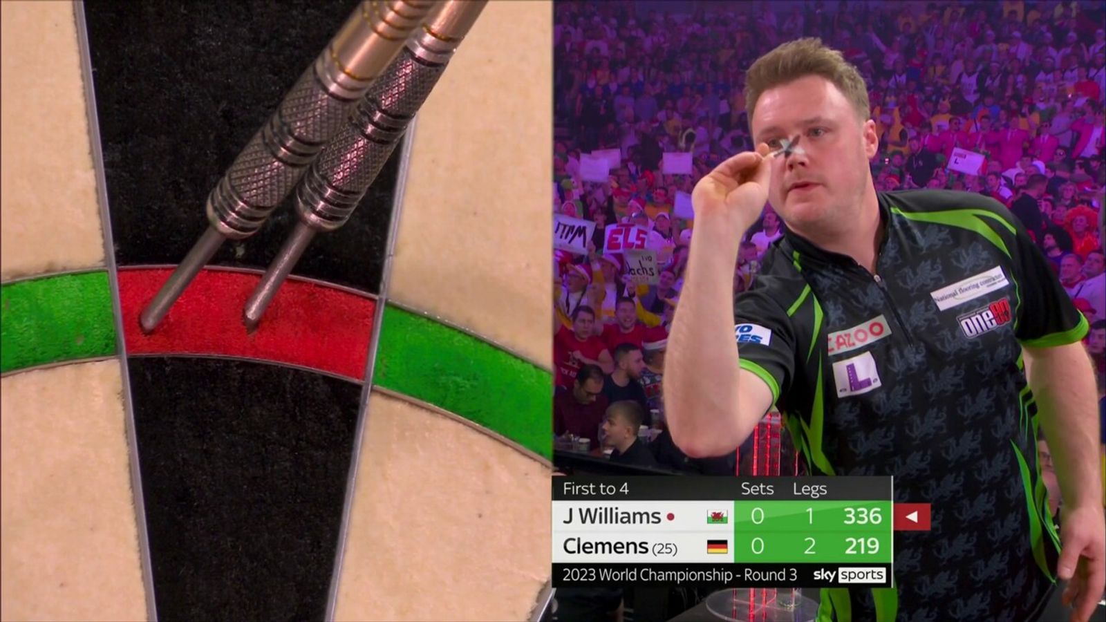 Jim Williams gets off to perfect start with 111 clutch finish | Darts ...