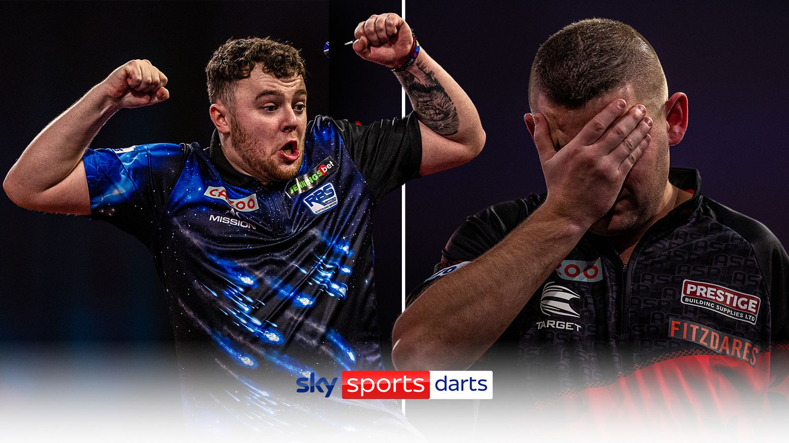 World Darts Championship: Josh Rock beats Nathan Aspinall 4-3 to reach ...