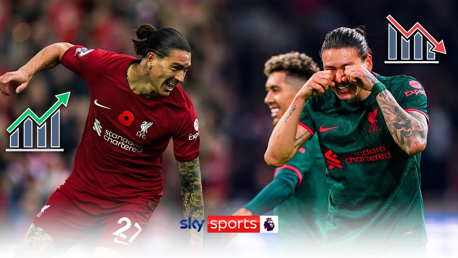 Darwin Nunez’s Liverpool form: Misses, goals and more misses - but ...