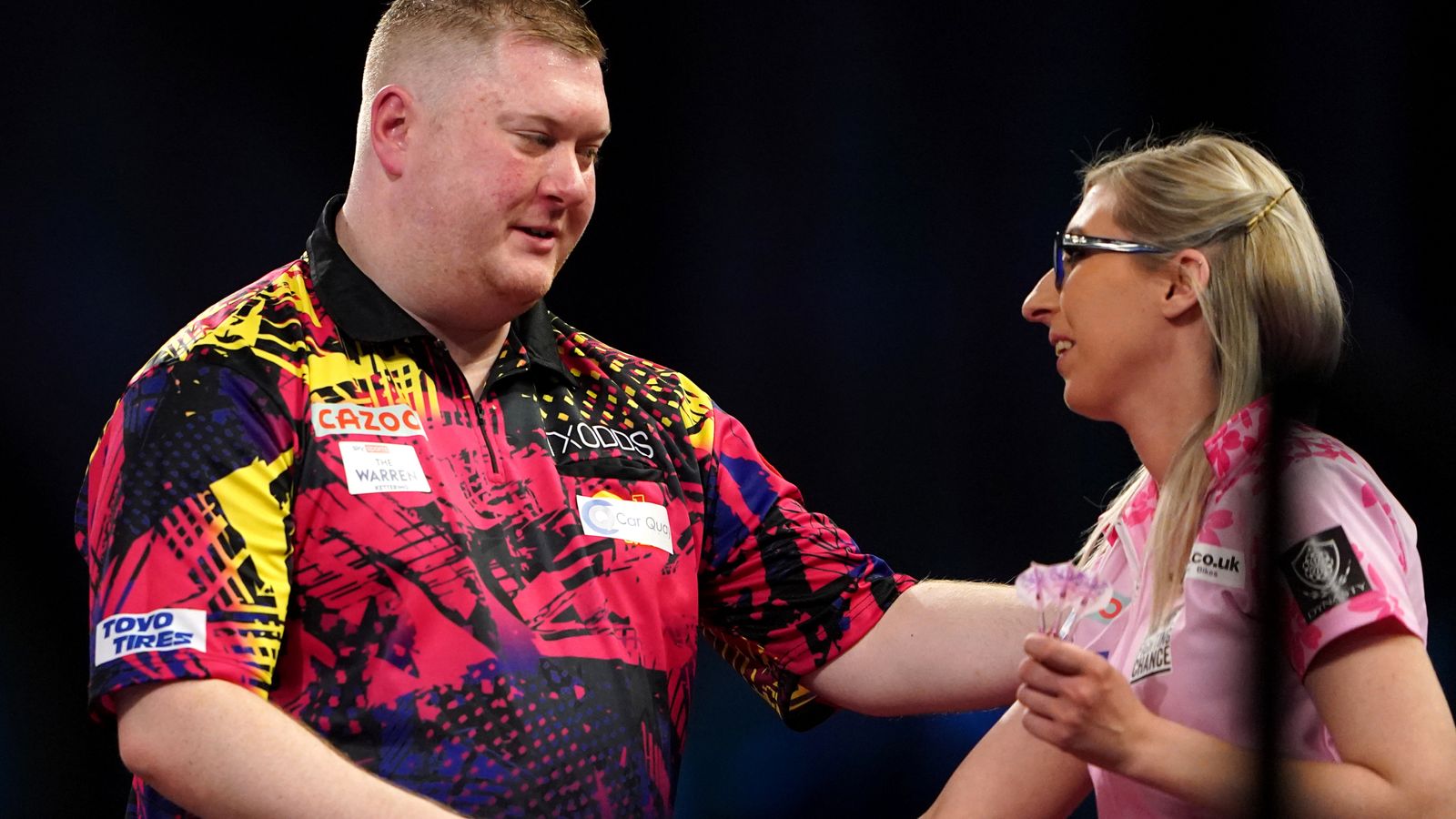 World Darts Championship: Ricky Evans pays tribute to Fallon Sherrock ...