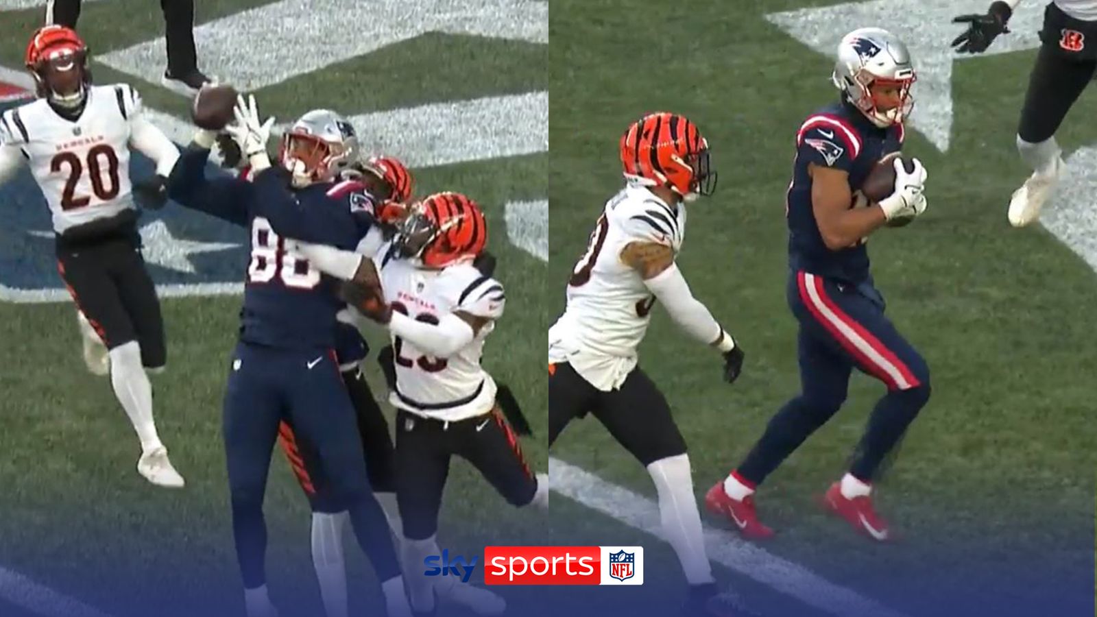Jakobi Meyers' unbelievable 48-yard touchdown on Hail Mary ricochet ...