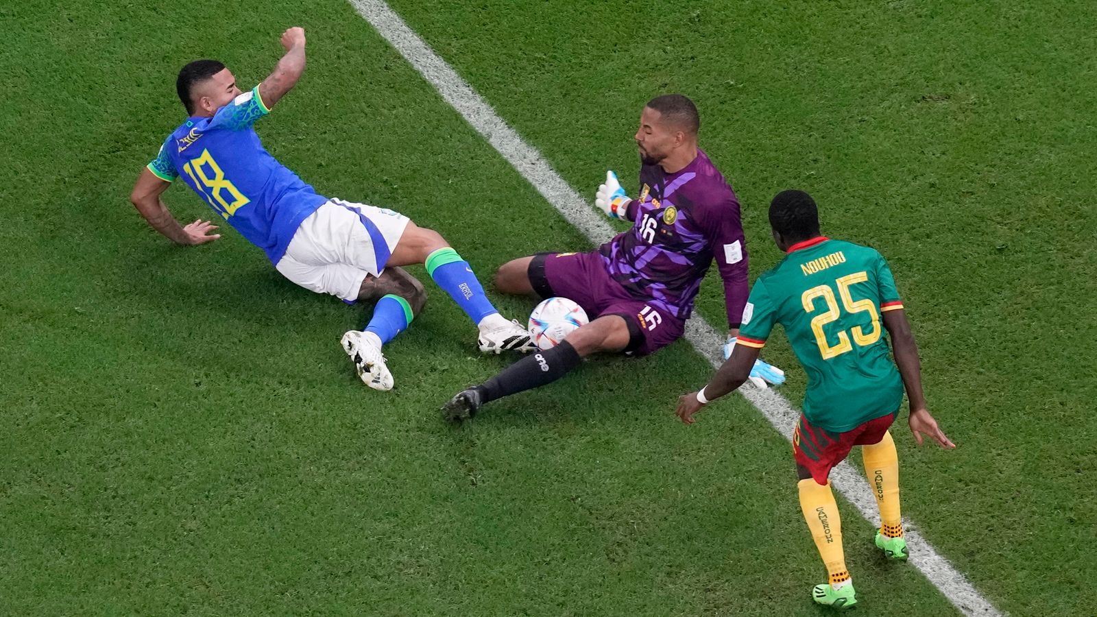 Gabriel Jesus: Brazil forward to miss rest of World Cup with knee ...