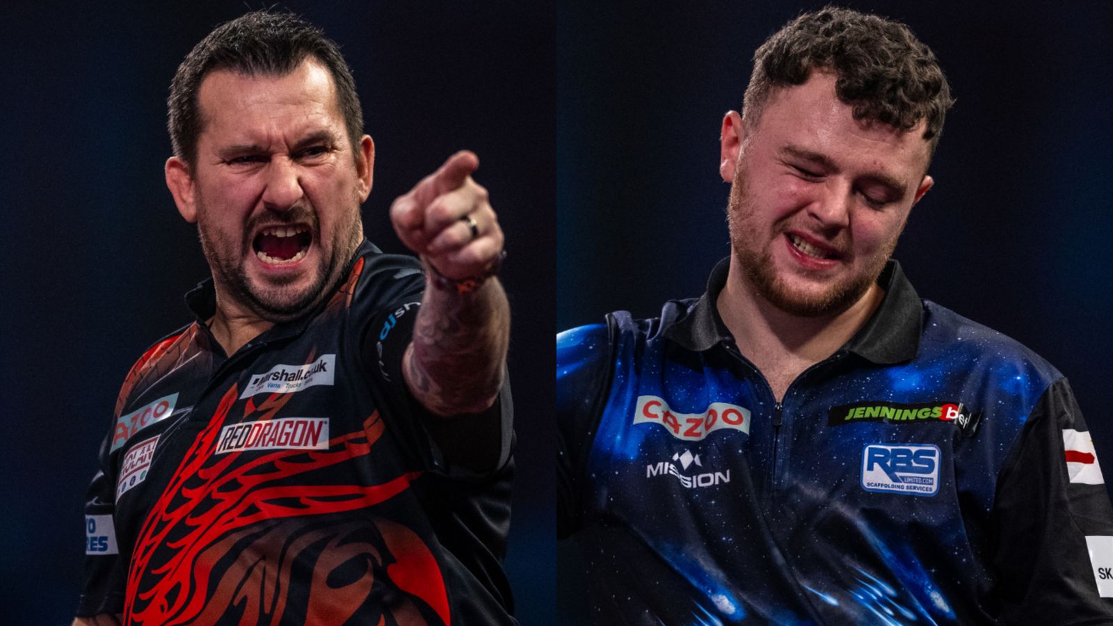 World Darts Championship: Josh Rock's dream run ended by Jonny Clayton ...