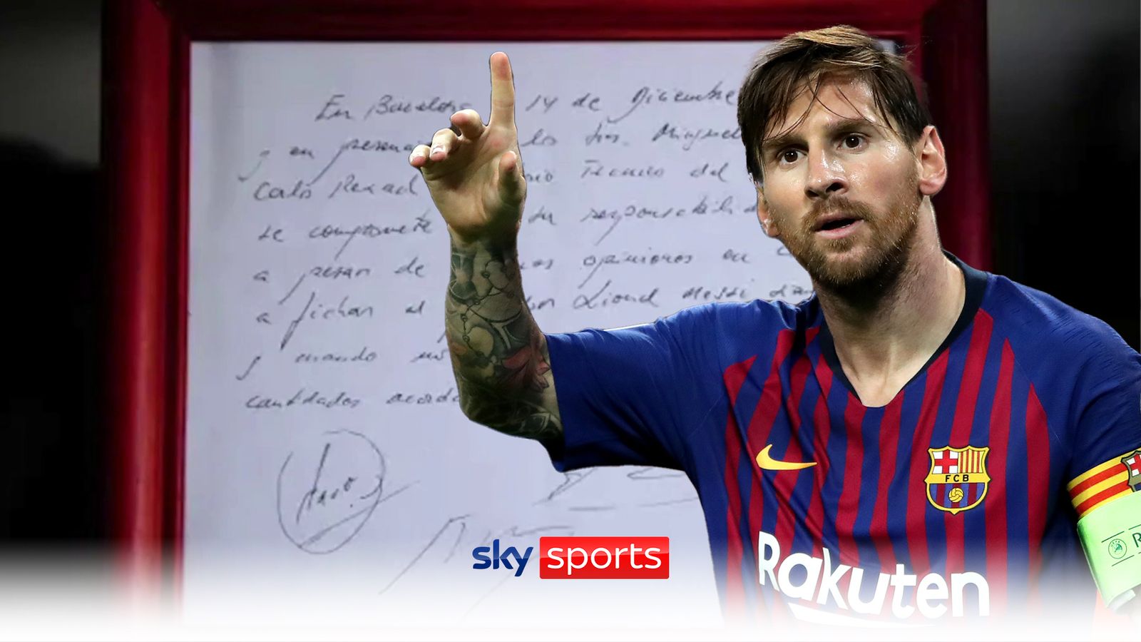 How Lionel Messi signed for Barcelona on a napkin 22 years go ...