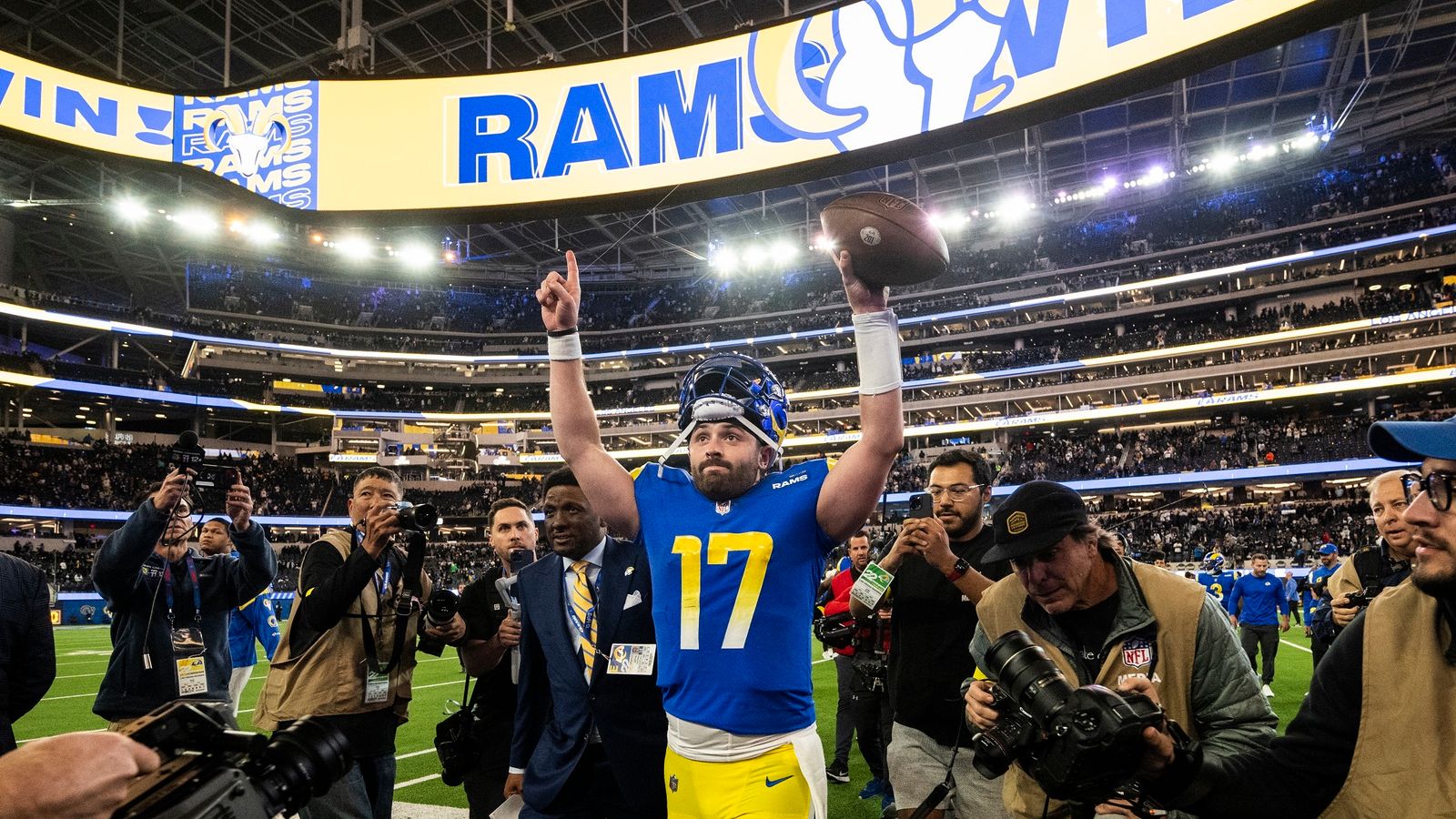 Baker Mayfield's epic game-winning drive in LA Rams debut win | NFL ...
