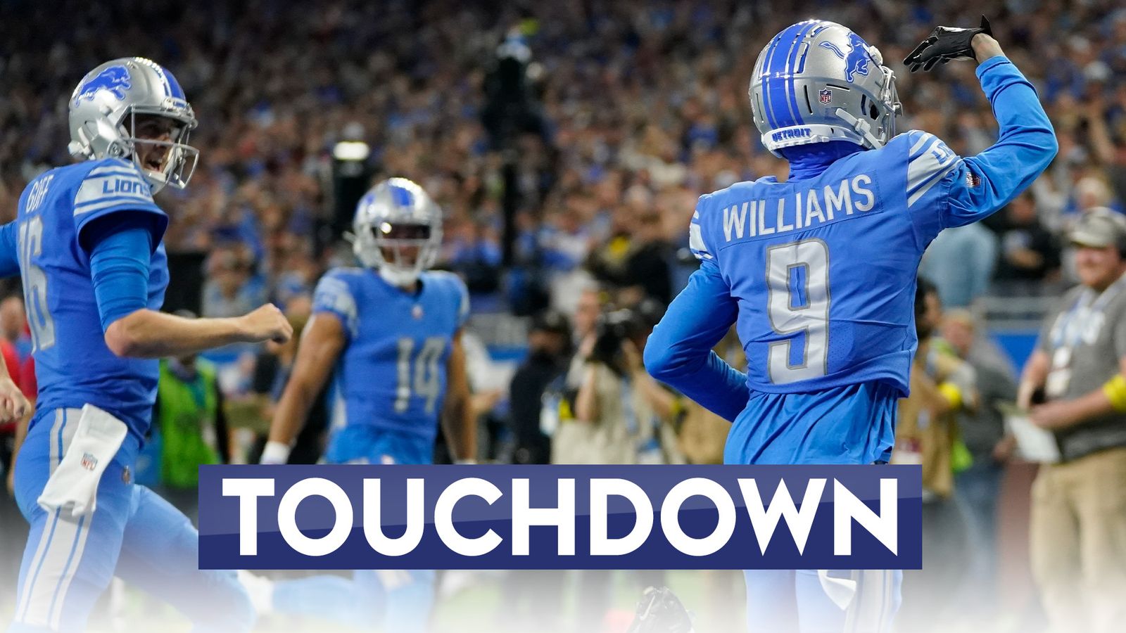 Jameson Williams' first career catch is 41-yard touchdown! | NFL News ...