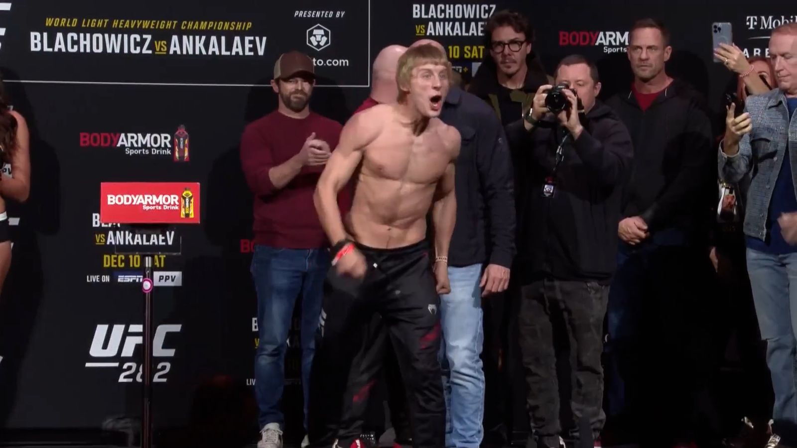 Paddy Pimblett fired up after staredown with Jared Gordon | WWE News ...