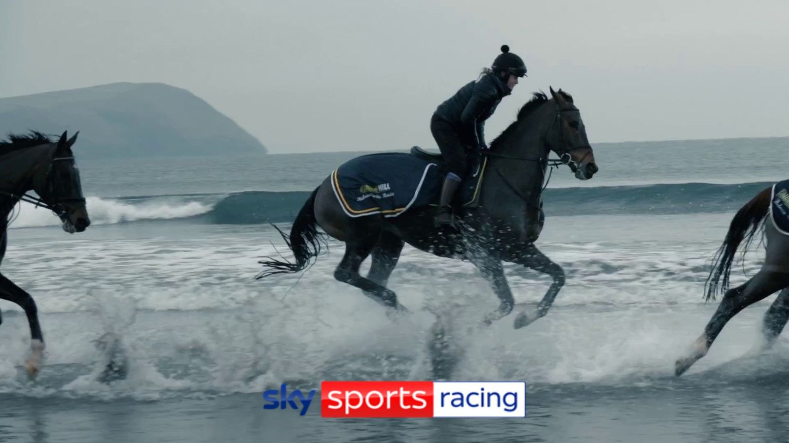 Welsh National hope Pats Fancy heads to the beach with trainer Rebecca ...