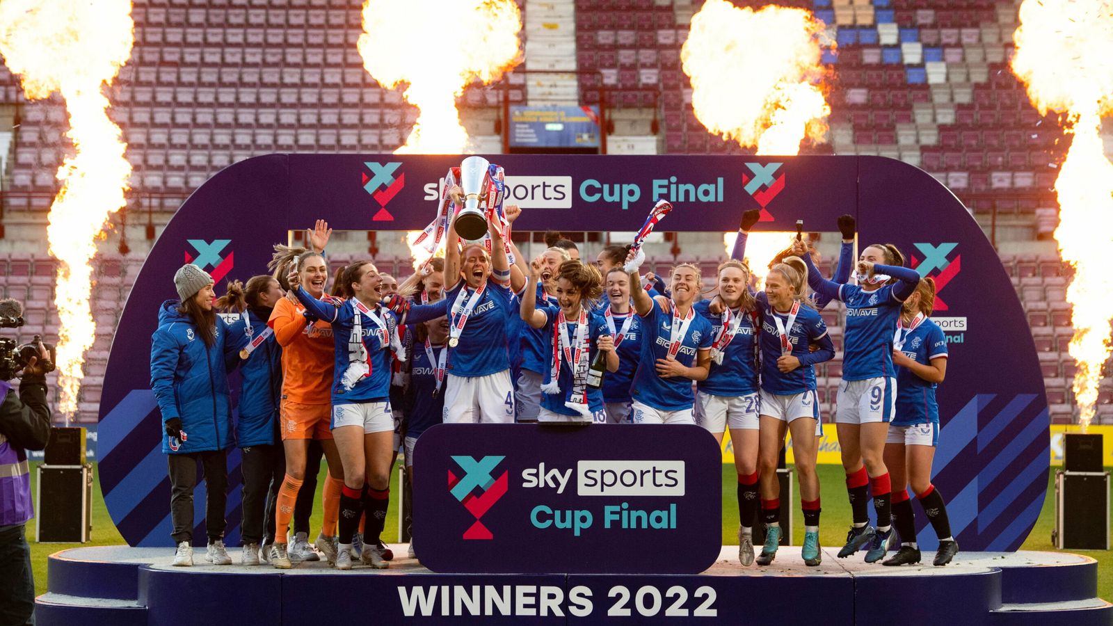 Sky Sports Cup final - Rangers 2-0 Hibernian: Lizzie Arnot scores ...