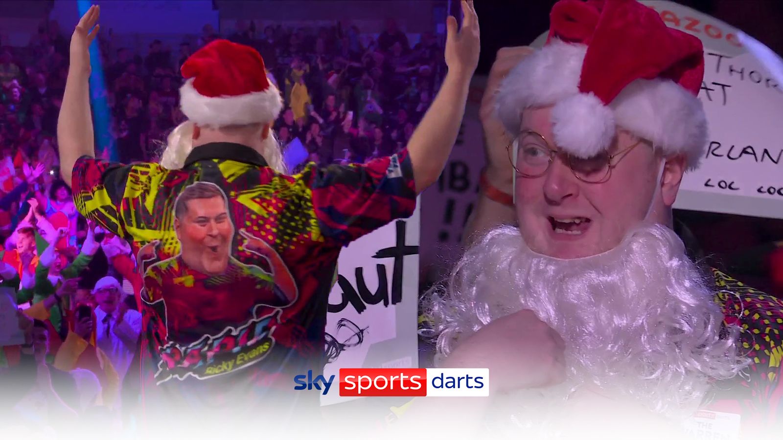 It's not Santa... 'It's me!' | Ricky Evans reveals true identity in ...