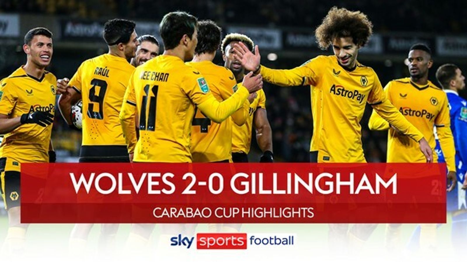 Wolves 2-0 Gillingham: Julen Lopetegui guides hosts into Carabao Cup ...